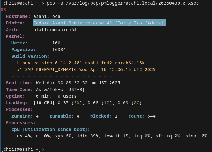 Fast system overviews with PCP xsos on Red Hat Enterprise Linux